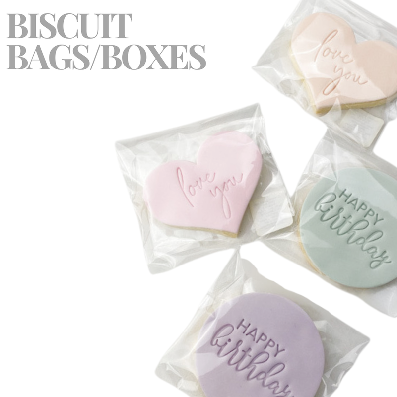 Biscuit Bags & Boxes – Studio Cakes