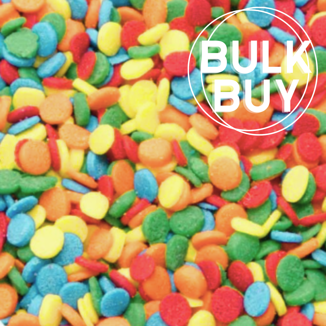 Confetti Sprinkles - Bright Sequins - Bulk Buy 1kg – Studio Cakes