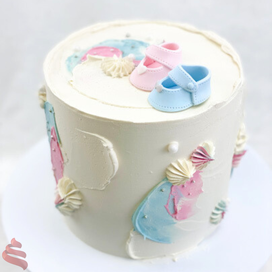 Baby Booties Cake – Studio Cakes