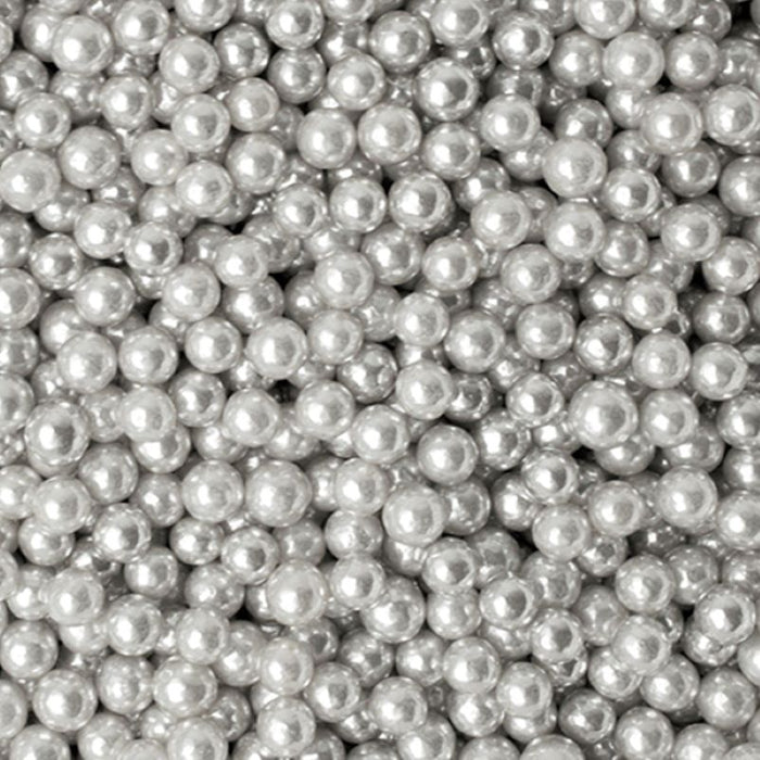 Cachous - Silver 8mm Sugar Pearls – Studio Cakes