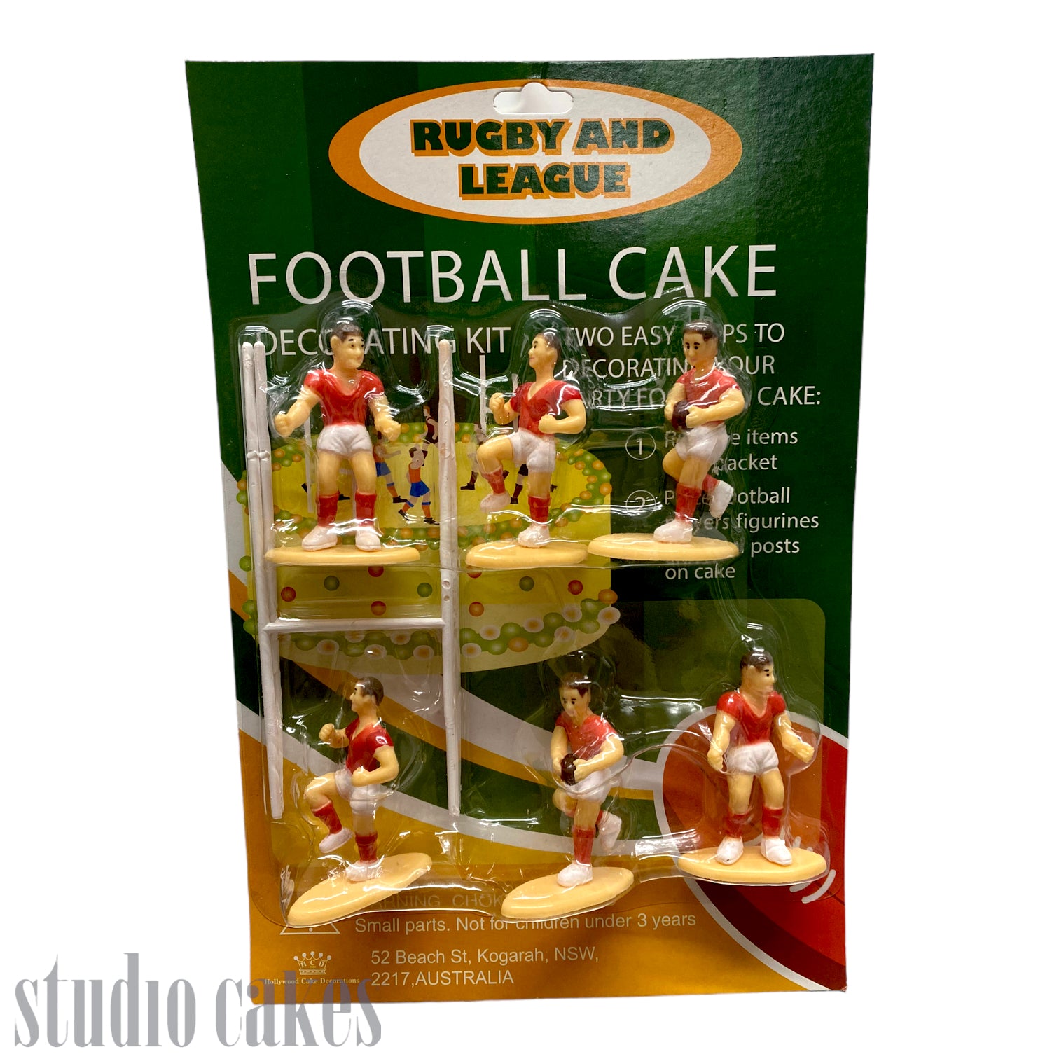 Football NRL Cake Decorating Kit – Studio Cakes