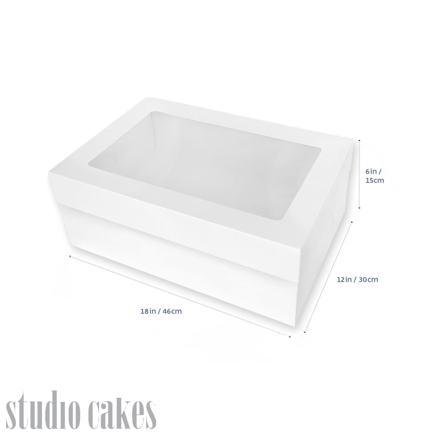 Cake Box - Rectangle with Window – Studio Cakes