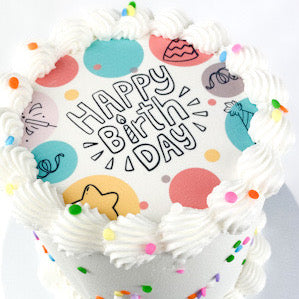 Happy Birthday Cake – Studio Cakes