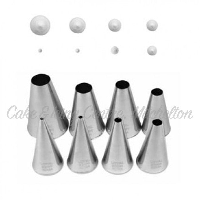 Stainless Steel Piping Tube Set - Round – Studio Cakes