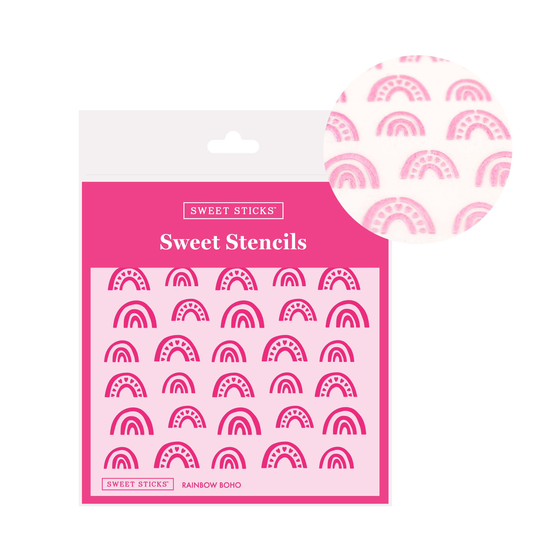 Sweet Stencils - Rainbow Boho – Studio Cakes