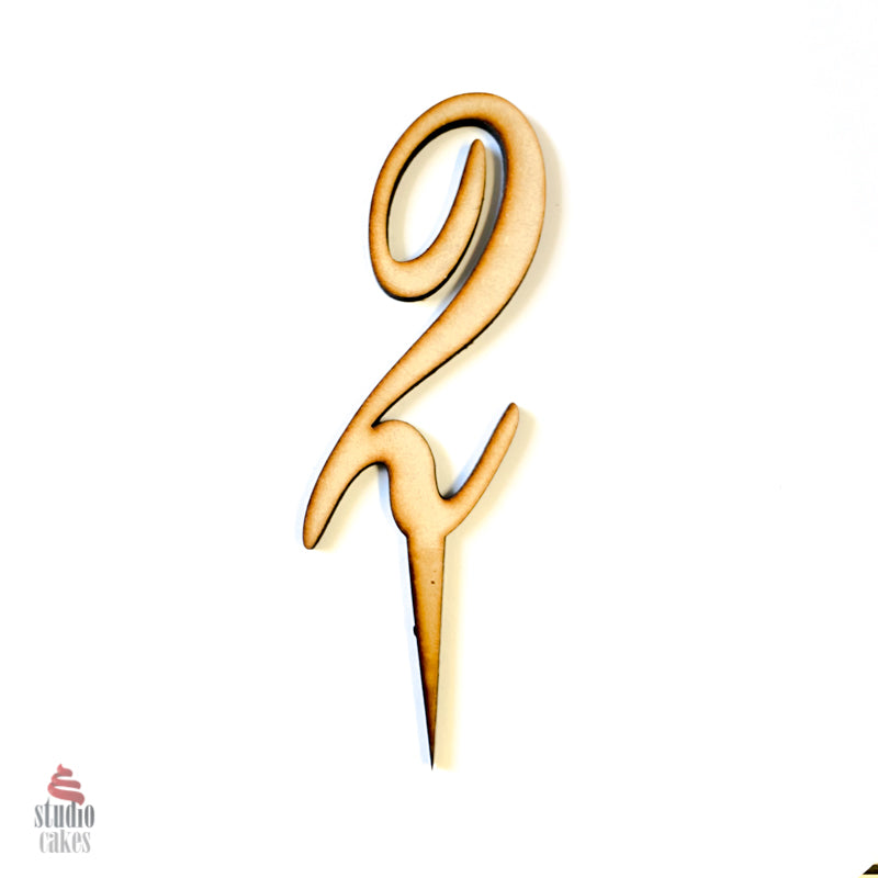 Number Toppers - Wooden (Discontinued) – Studio Cakes